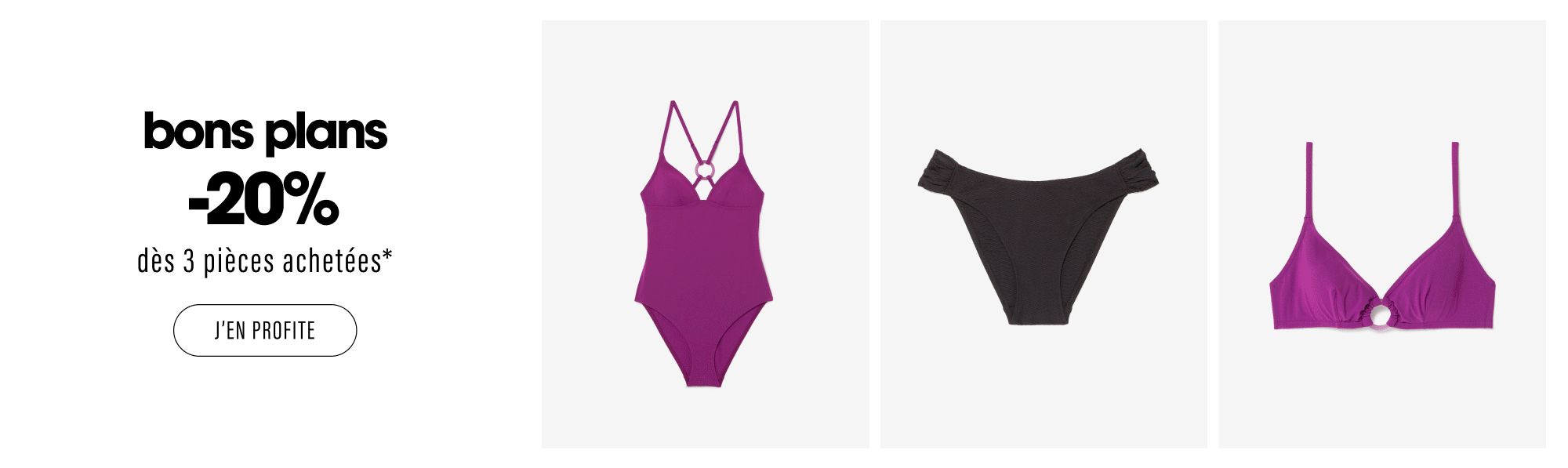 Maillot de bain pour femme: hauts et bas